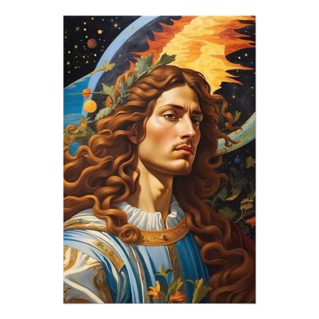 Cosmic Soldier of God Universe Earth AP50 Photo Print | Zazzle