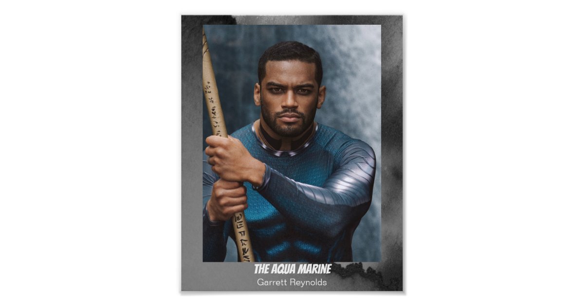 Cosplay Actor Headshots | Character Name Photo Print | Zazzle