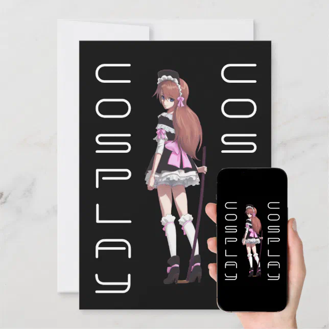 Cosplay Party Invitation | Zazzle