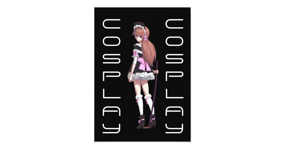 Cosplay Party Invitation | Zazzle.com