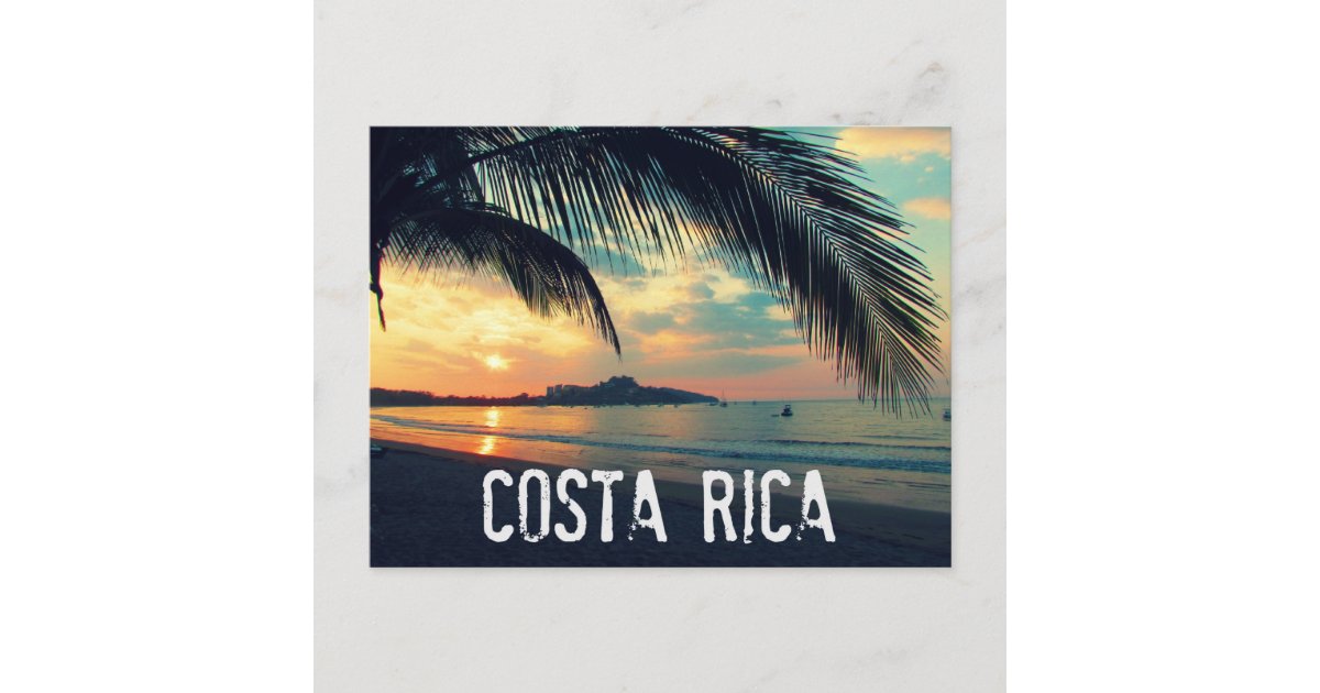 Costa Rica Beach Postcard | Zazzle