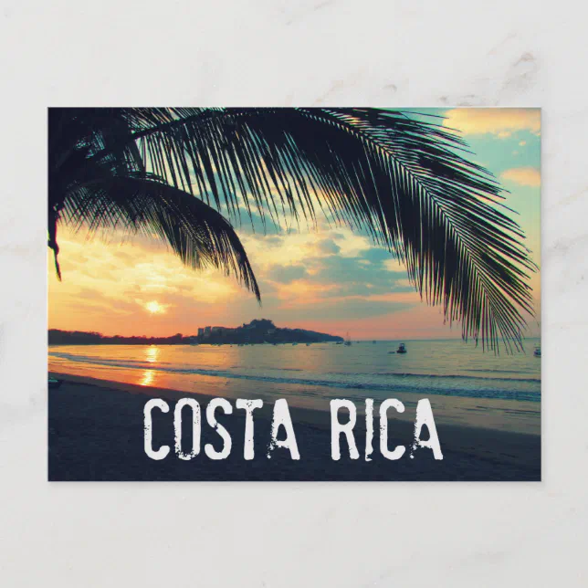 Costa Rica Beach Postcard | Zazzle