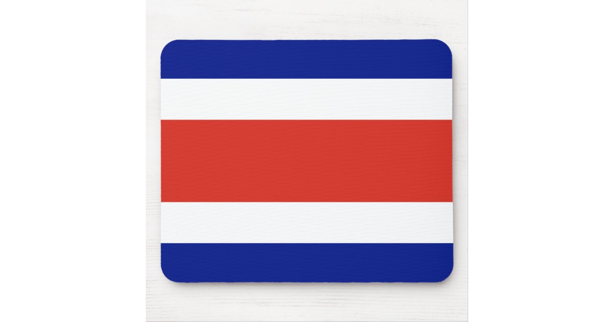 Costa Rica Civil Flag Mouse Pad | Zazzle