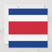 Costa Rica Flag Invitation | Zazzle