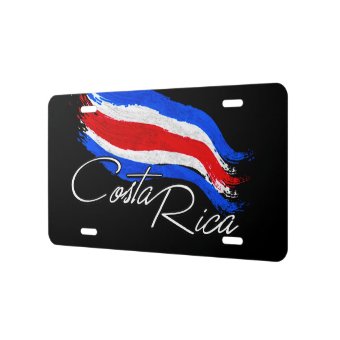 Costa Rica Flag License Plate | Zazzle