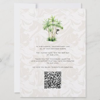 Costa Rica | Illustrated Wedding Weekend Invitation | Zazzle