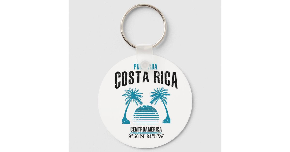 Costa Rica Keychain | Zazzle