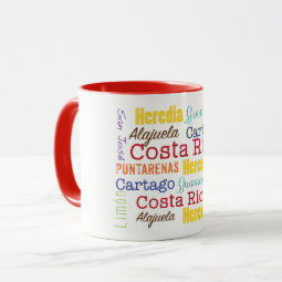 Costa Rica Provinces Coffee Mug | Zazzle