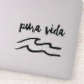 Costa Rica Pura Vida Wave Sticker | Zazzle