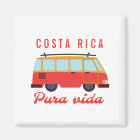 Costa Rica Pura Vida Sunset Souvenir Magnet | Zazzle.com