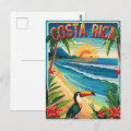 Costa Rica vintage travel Postcard | Zazzle