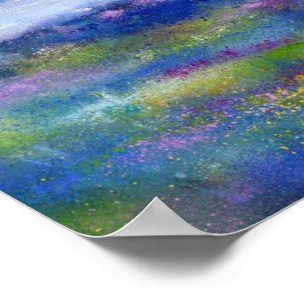 Costal Spring Cornwall Poster | Zazzle