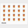 COSTELLO FAMILY CREST - COSTELLO COAT OF ARMS CLASSIC ROUND STICKER ...