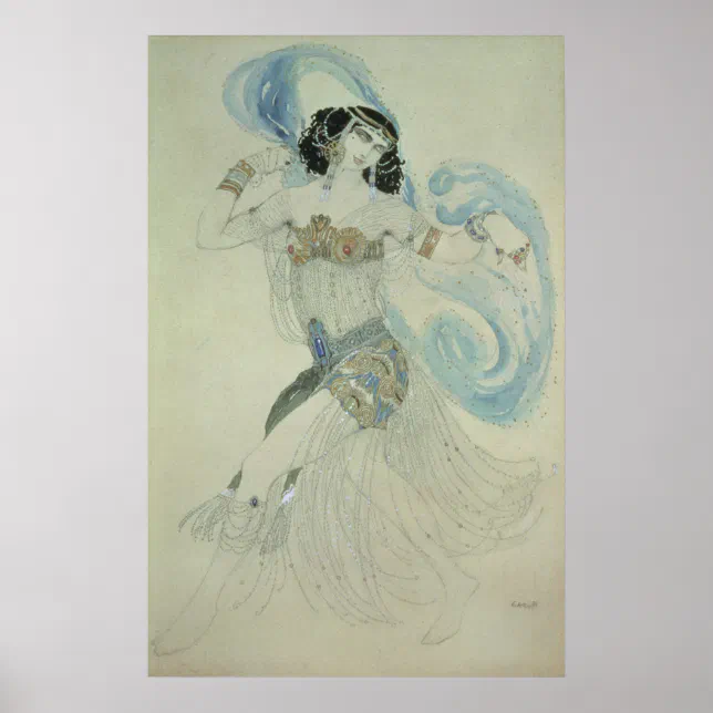 Costume design for Salome Poster | Zazzle