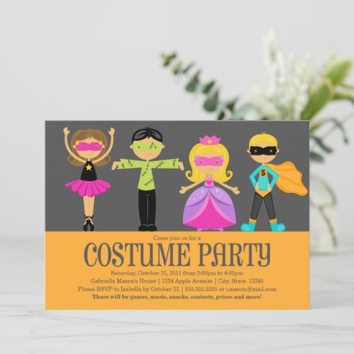 Costume Party Invitation | Zazzle