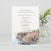 Cote d'Azur French Coastal Destination Wedding Invitation | Zazzle