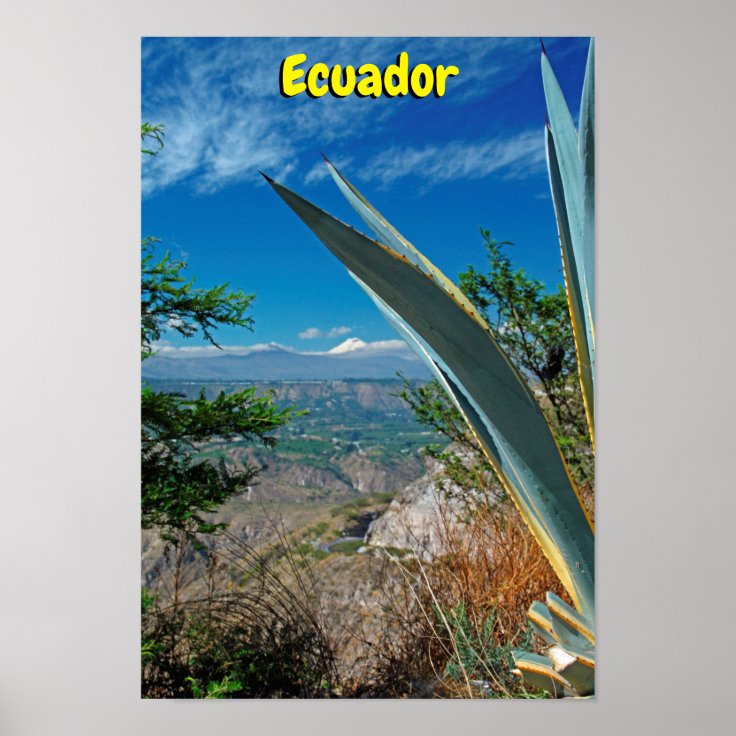 Cotopaxi volcano, Ecuador Poster | Zazzle