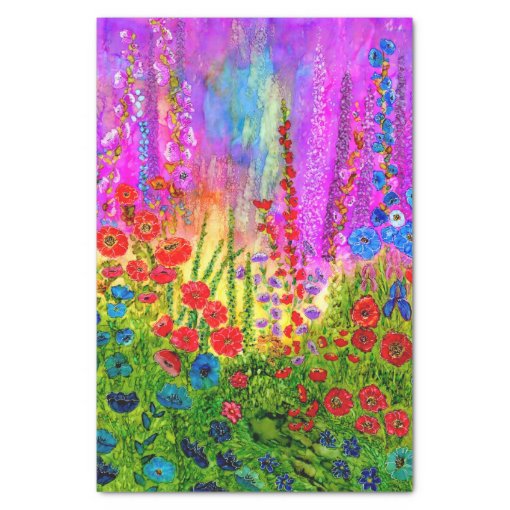 Cottage Garden Tissue Paper | Zazzle