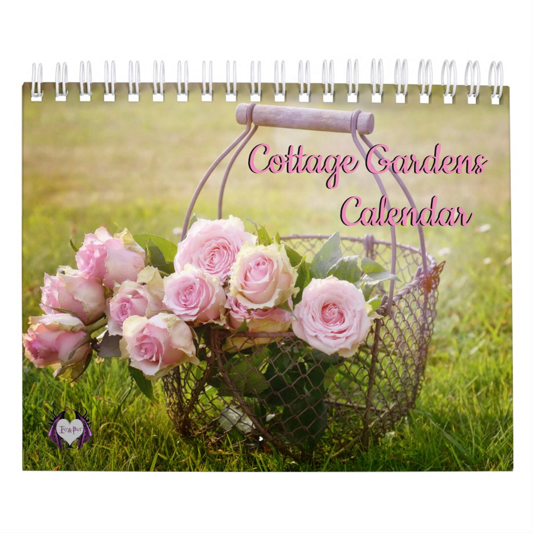 Cottage Gardens Calendar | Zazzle