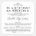 Cottage Law Label Home Bakery Minimalist Sticker | Zazzle