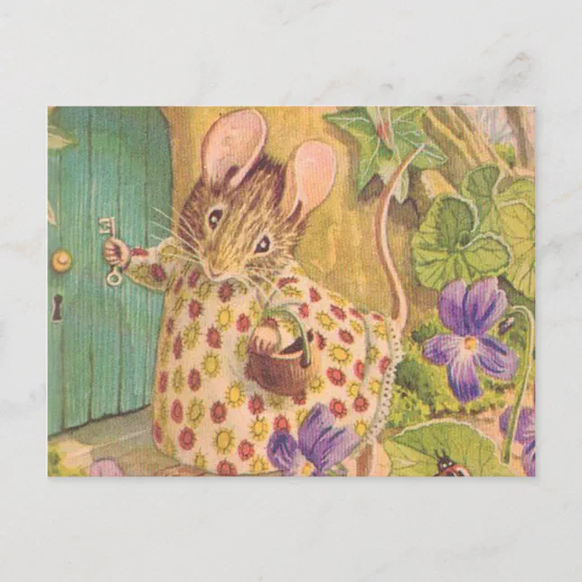 Cottage Mouse - Beatrix Potter Postcard | Zazzle