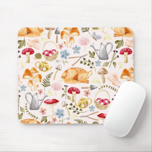 Cottagecore Aesthetic | Watercolor Mouse Pad | Zazzle