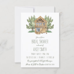 Cottagecore Chalet, Cottage, Garden Bridal Shower Invitation | Zazzle