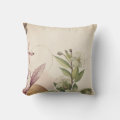 Cottagecore Floral Design Throw Pillow | Zazzle