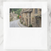 Cottages in Castle Combe, UK rectangle sticker | Zazzle