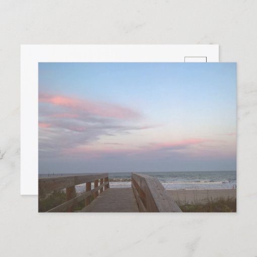 Cotton Candy at the Beach Postcard | Zazzle