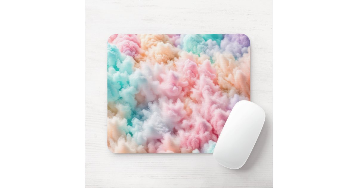 Cotton Candy Fluff Mouse Pad | Zazzle