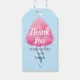 Cotton Candy Kids Birthday Thank You Gift Tags | Zazzle