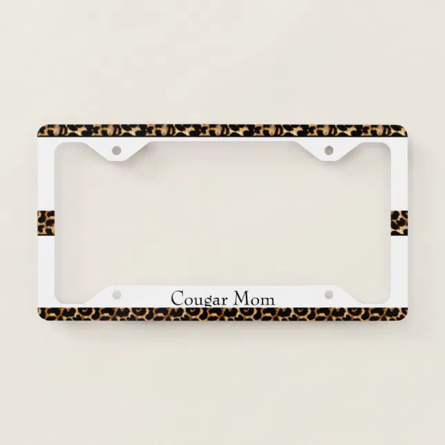 Cougar Mom License Plate Frame | Zazzle