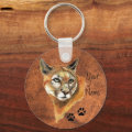 Cougar, Puma, Mountain Lion Animal Tracks Keychain | Zazzle