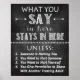 Counseling Office Confidentiality Poster | Zazzle