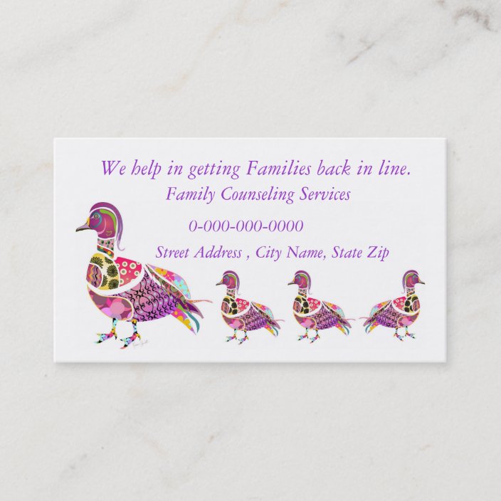 Counseling Services Business Card | Zazzle.com