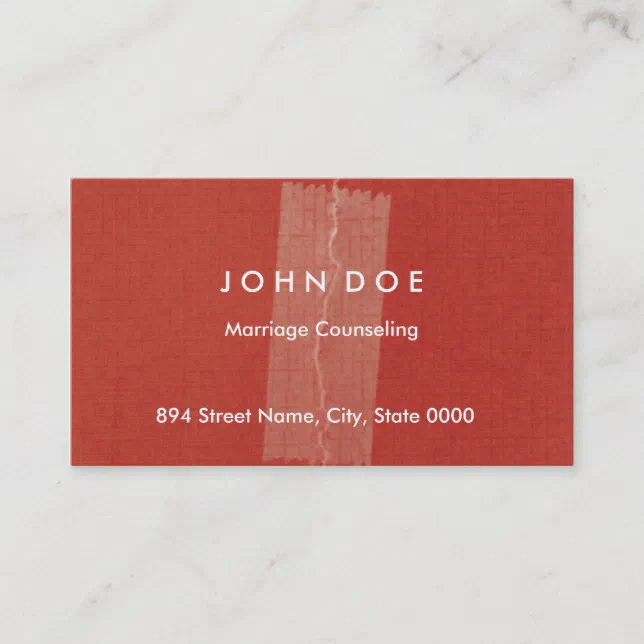 Counselor Business Card | Zazzle