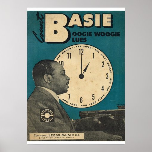 Count Basie Cover of sheet music Poster | Zazzle