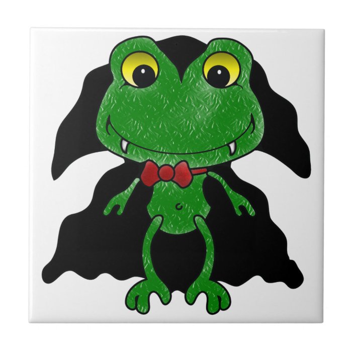 Count Frogula: Cute Vampire Frog Tile | Zazzle.com