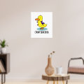 Count Quackula Funny Duck Pun Poster | Zazzle