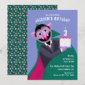 Count von Count Number Cake Birthday Party Invitation | Zazzle