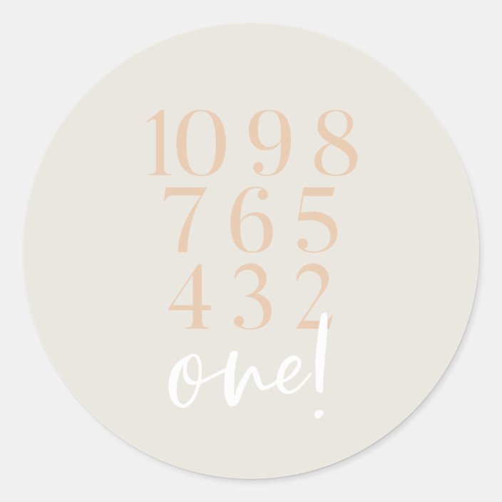 Countdown Stickers | Zazzle.com