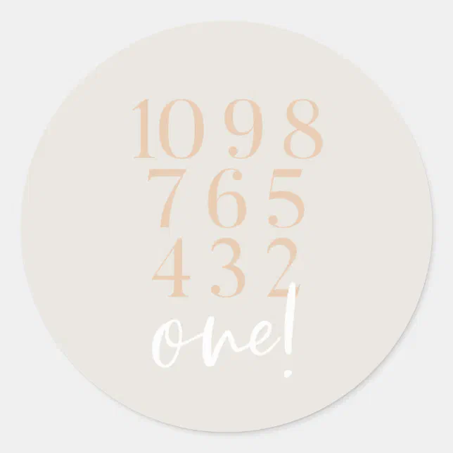 Countdown Stickers | Zazzle