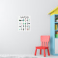 Countdown to Christmas advent calendar cute trees Poster | Zazzle