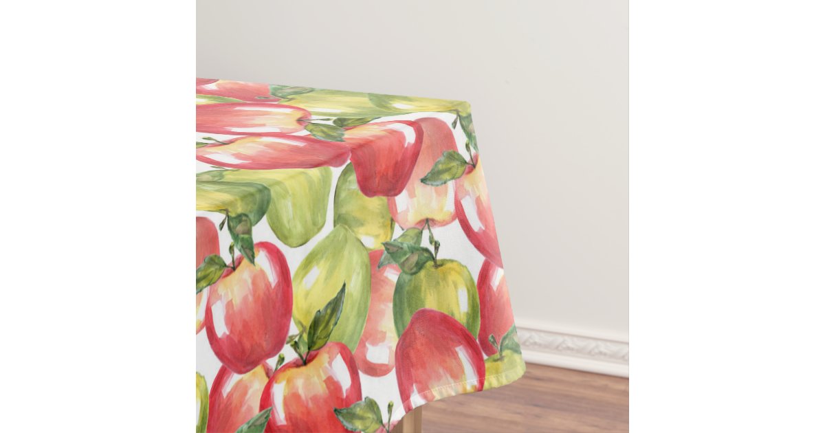 Country Apples Tablecloth | Zazzle