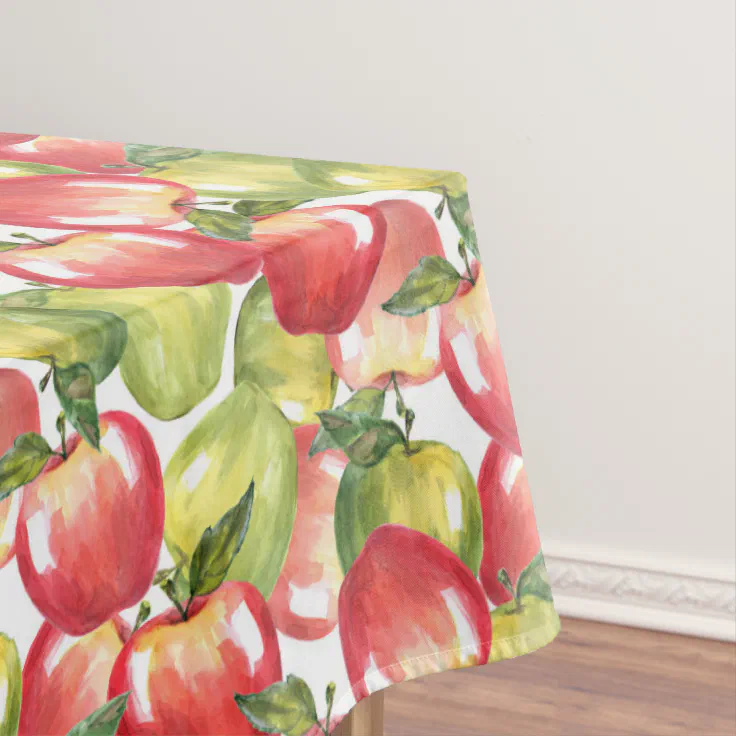 Country Apples Tablecloth | Zazzle