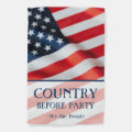 Country Before Party Patriotic Garden Flag | Zazzle