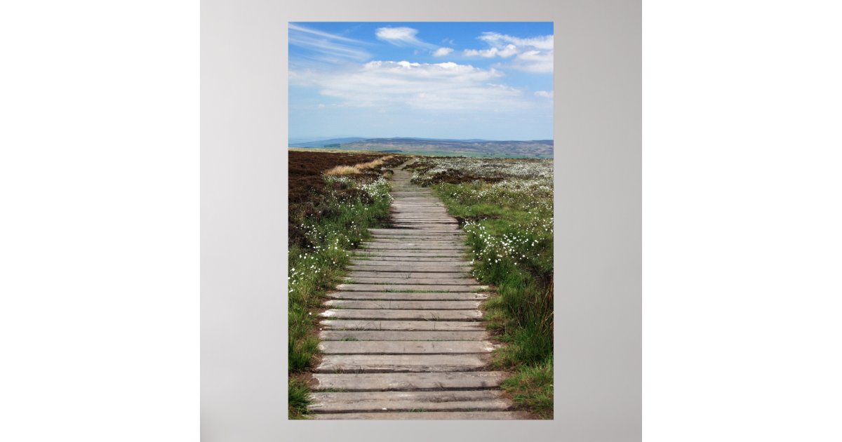 Country Boardwalk Pathway Poster | Zazzle