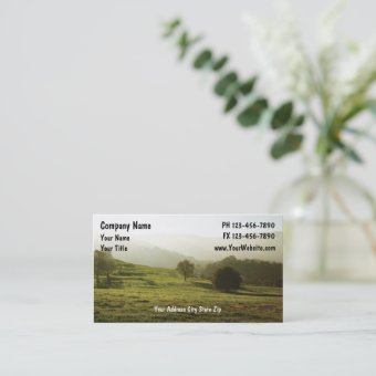 Country Business Card | Zazzle