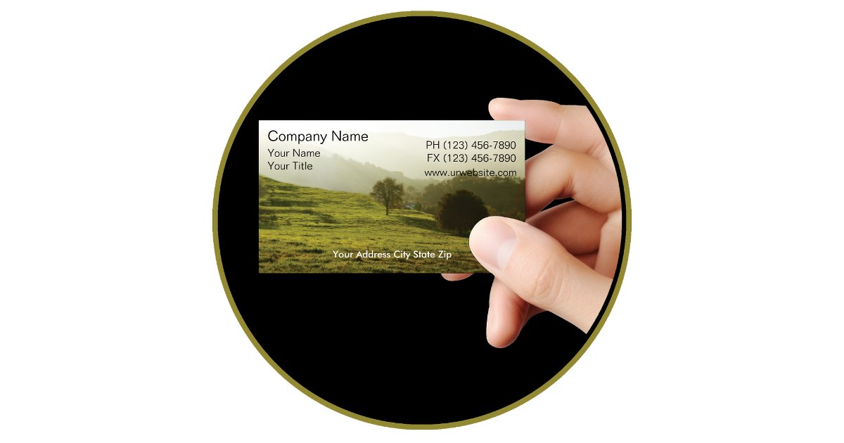 Country Business Card | Zazzle